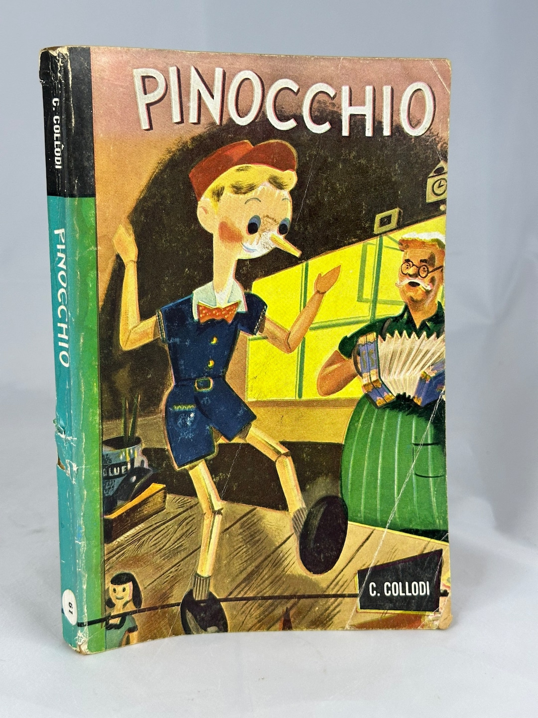 1939 PINOCCHIO C Collodi Vintage Giant Junior Classics #61 Playmore ...