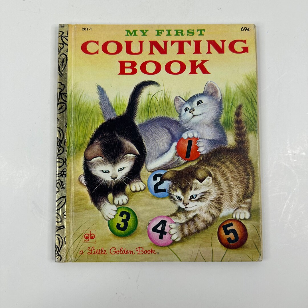 1980 My First Counting Book, Vintage Little Golden Book by Lillian ...