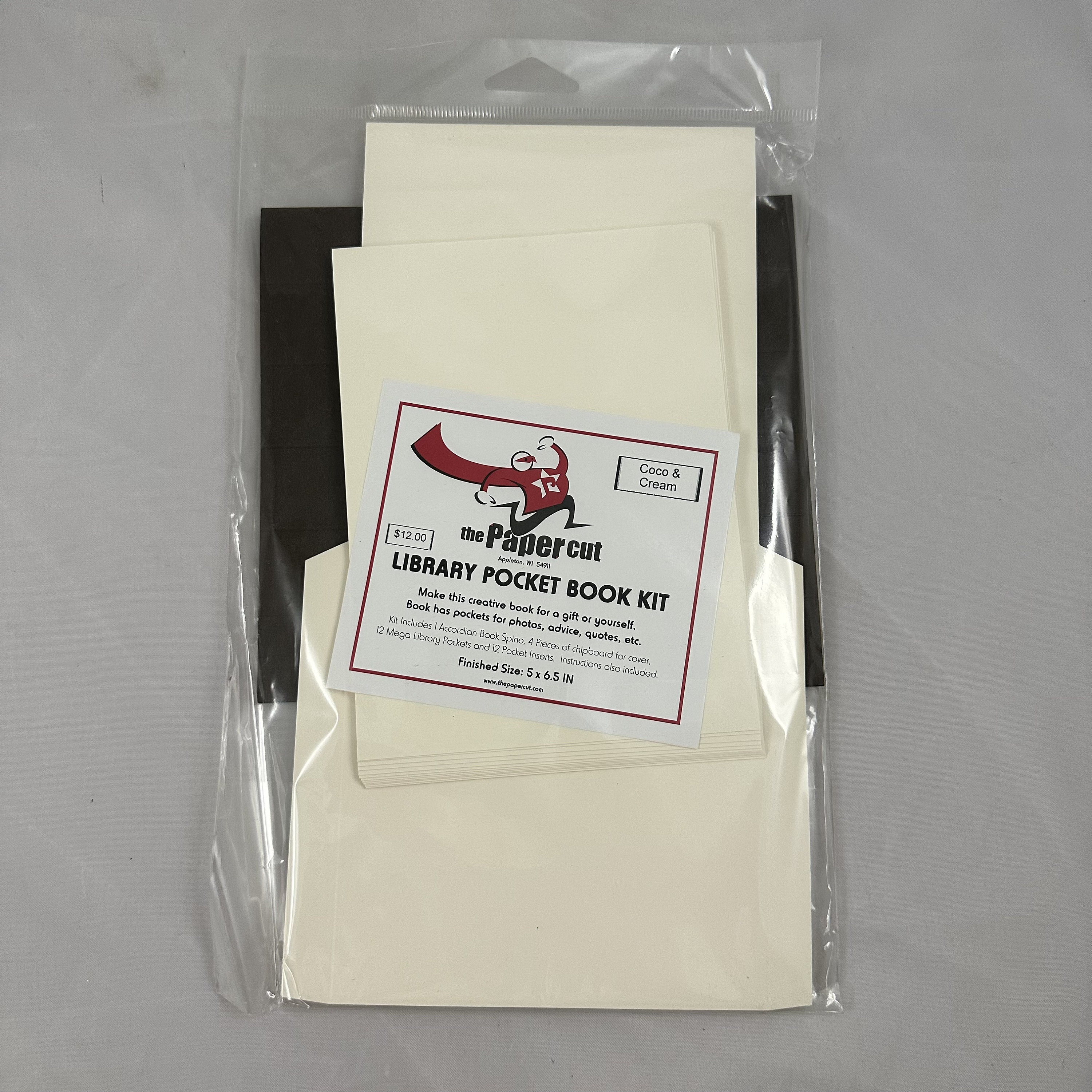 Library Pocket Book Kit by the Paper Cut Finished Size - Etsy