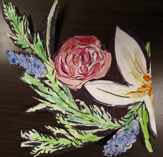 Flower Watercolor | Etsy