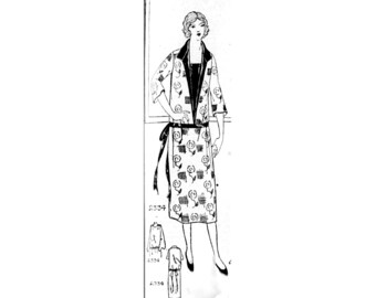 Past Patterns 6306 Early 1920s Divided Skirt Sewing Pattern Waist 28 ...