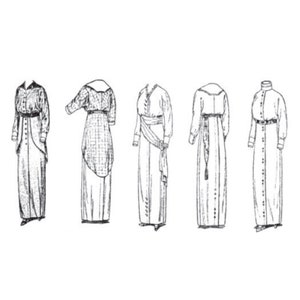 Past Patterns 6517 Download - Mid 1910s Dress Costume Sewing Pattern ...