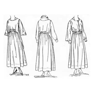 Past Patterns 8714 Late 1910s Dress Pattern Bust 36 B36 New - Etsy