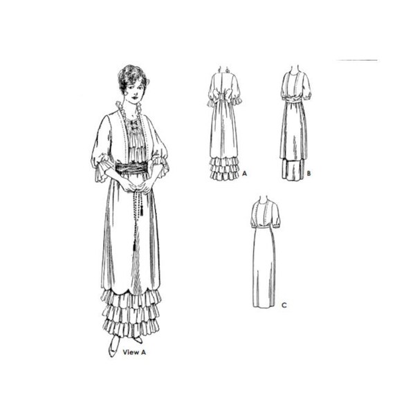 1910's Girls Dress Pattern - Etsy