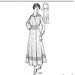 Past Patterns 7425 - 1920s Dress With Four Gored Skirt Sewing Pattern ...
