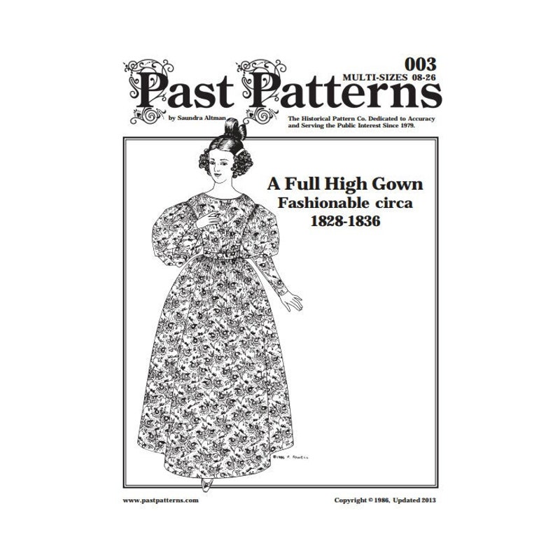 1830s Clothing Pattern - Etsy