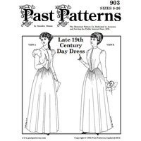 Past Patterns 0704 Download | 1863 Civil War Ball Gown Bodice Pattern ...
