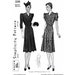 Past Patterns 3288 Download - Late 1930s Dress With Scalloped Yoke ...