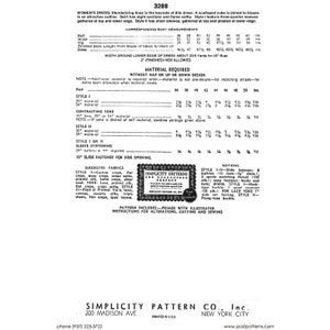 Past Patterns 3288 Download - Late 1930s Dress With Scalloped Yoke ...