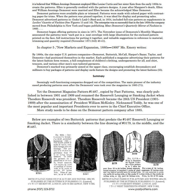 Past Patterns 1097 Download - Late 1890s Huguenot Nine-gore Skirt ...