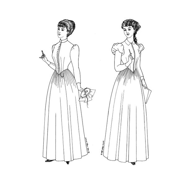 1890s Dress Pattern - Etsy