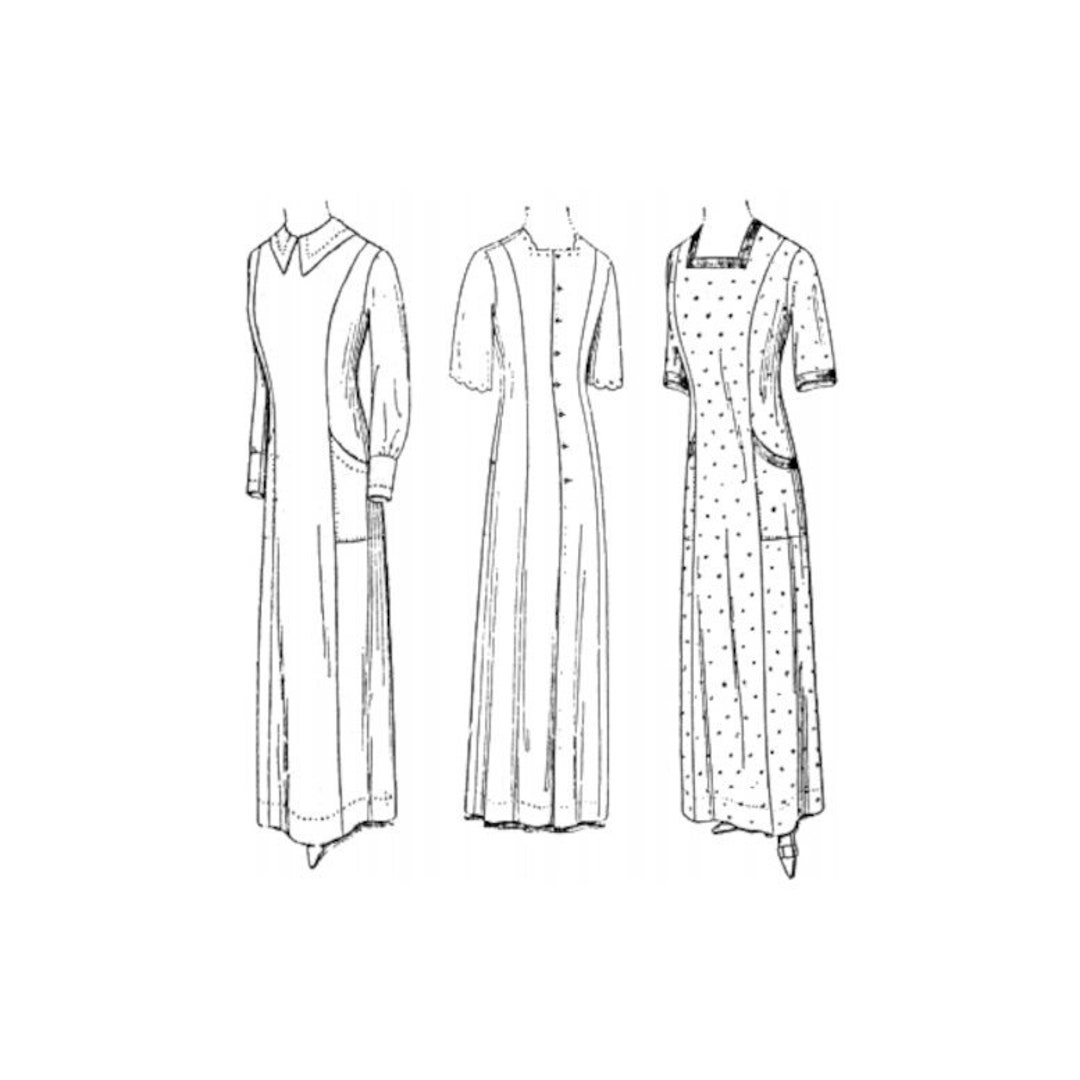 Past Patterns 5998 - Early 1910s Princess Apron Sewing Pattern Bust 34 ...