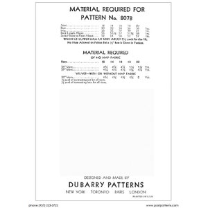 Past Patterns 0807B - 1930s Floor Length Evening Gown Sewing Pattern ...