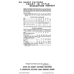 Past Patterns 5688 Download - Early 1940s Two-piece Dress Sewing ...