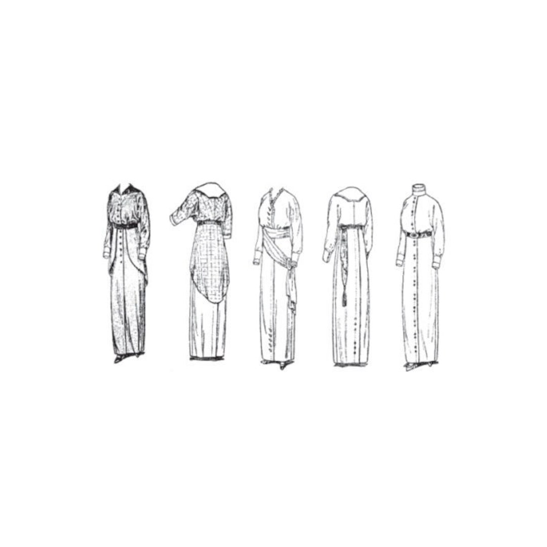 Past Patterns 6517 Mid 1910s Dress Costume Sewing Pattern - Etsy