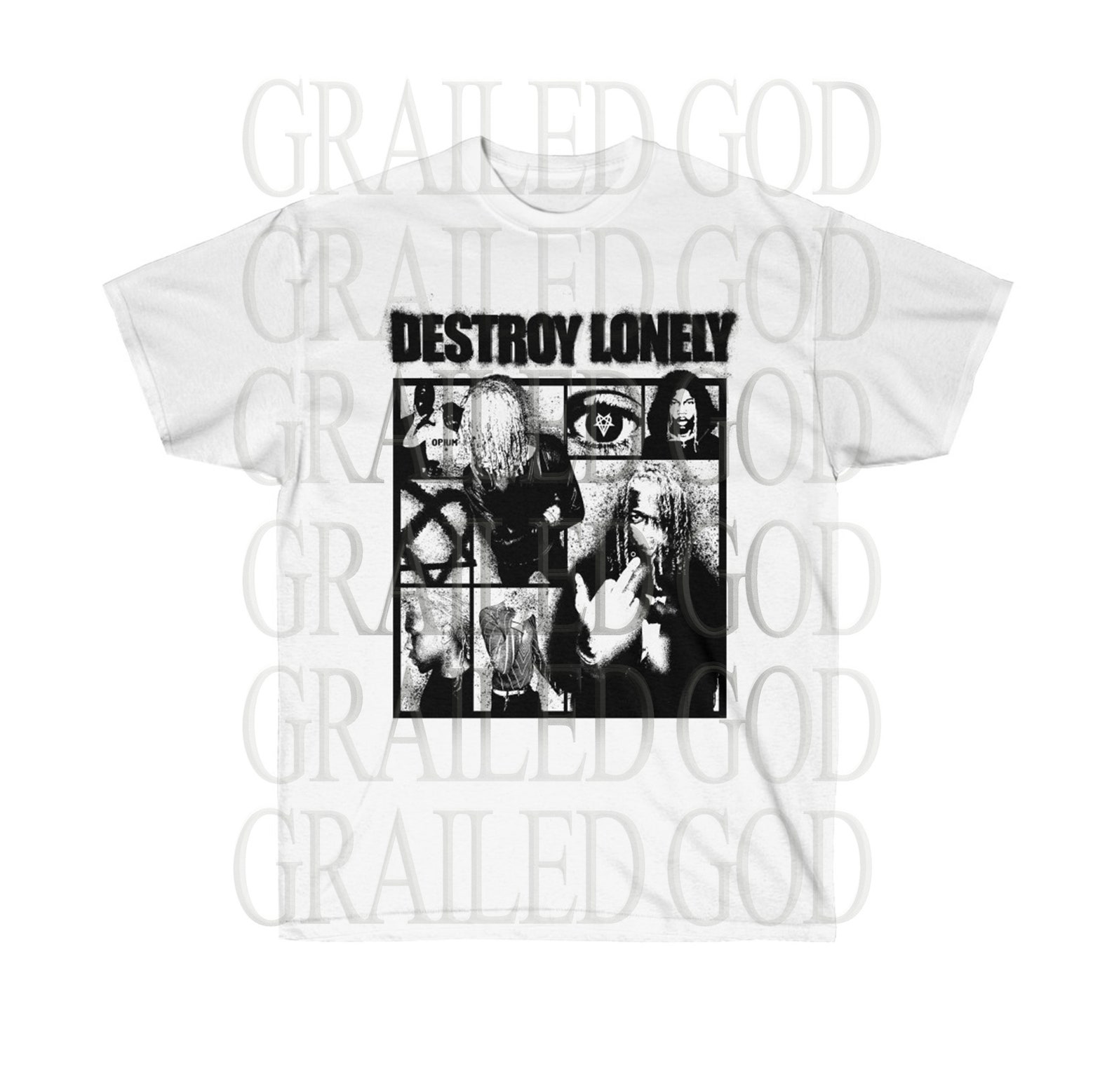 Destroy Lonely Collage Shirt - Etsy