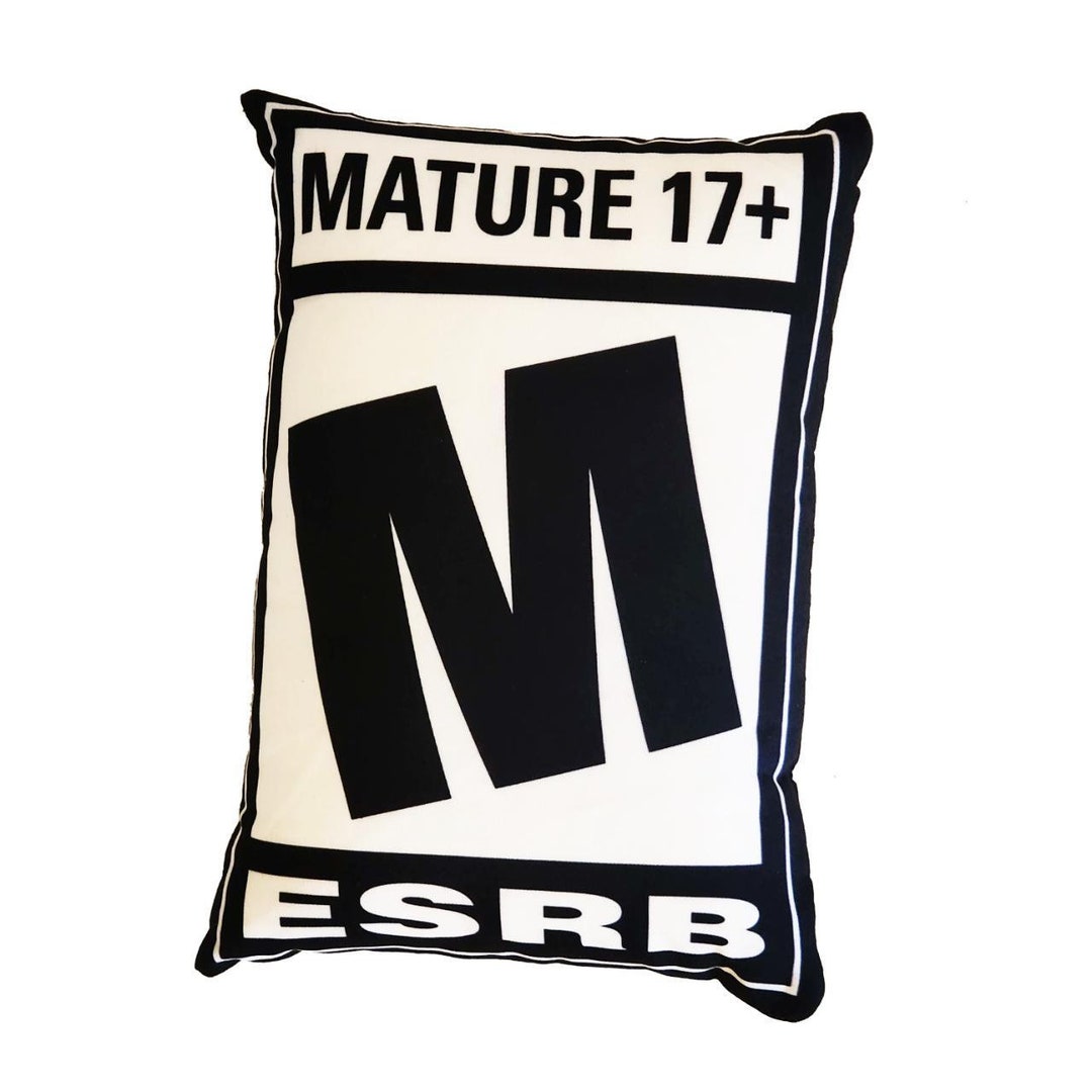 Rated M for Mature Pillow - Etsy