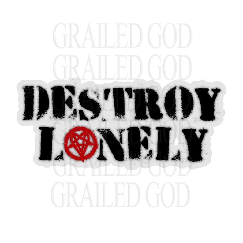 Destroy Lonely Sticker Pack - Etsy