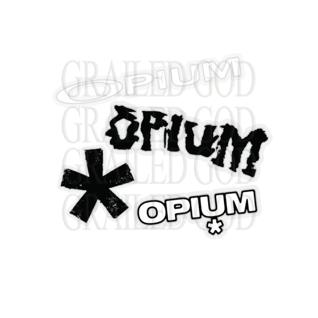 OPIUM Sticker PACK Set of (4) - Etsy