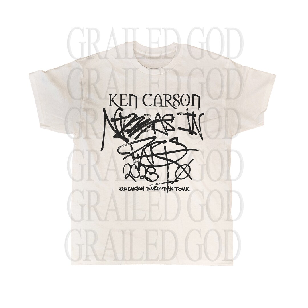 Ken Carson European Tour 2023 (white) - Etsy