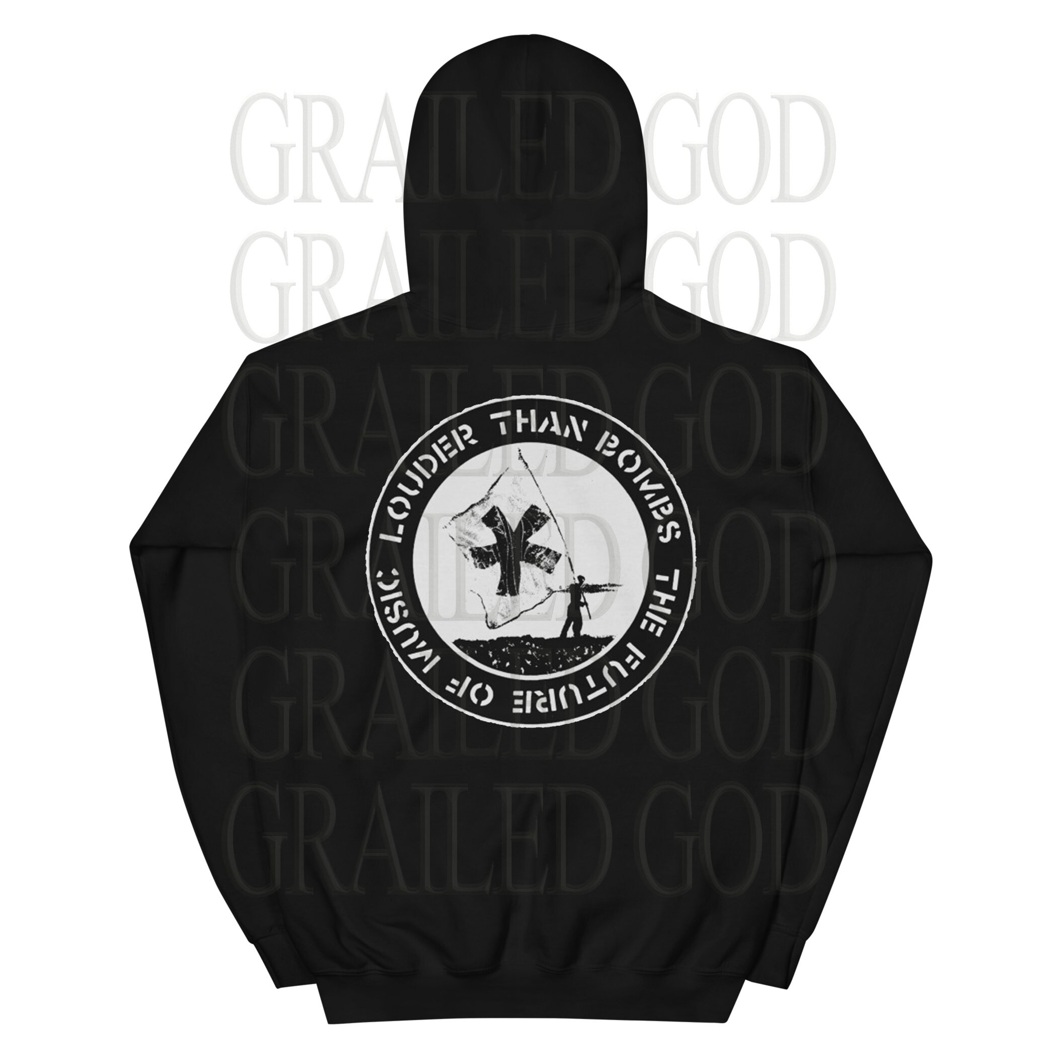 OPIUM FLAG Louder Than Bombs Hoodie black Playboi Carti - Etsy