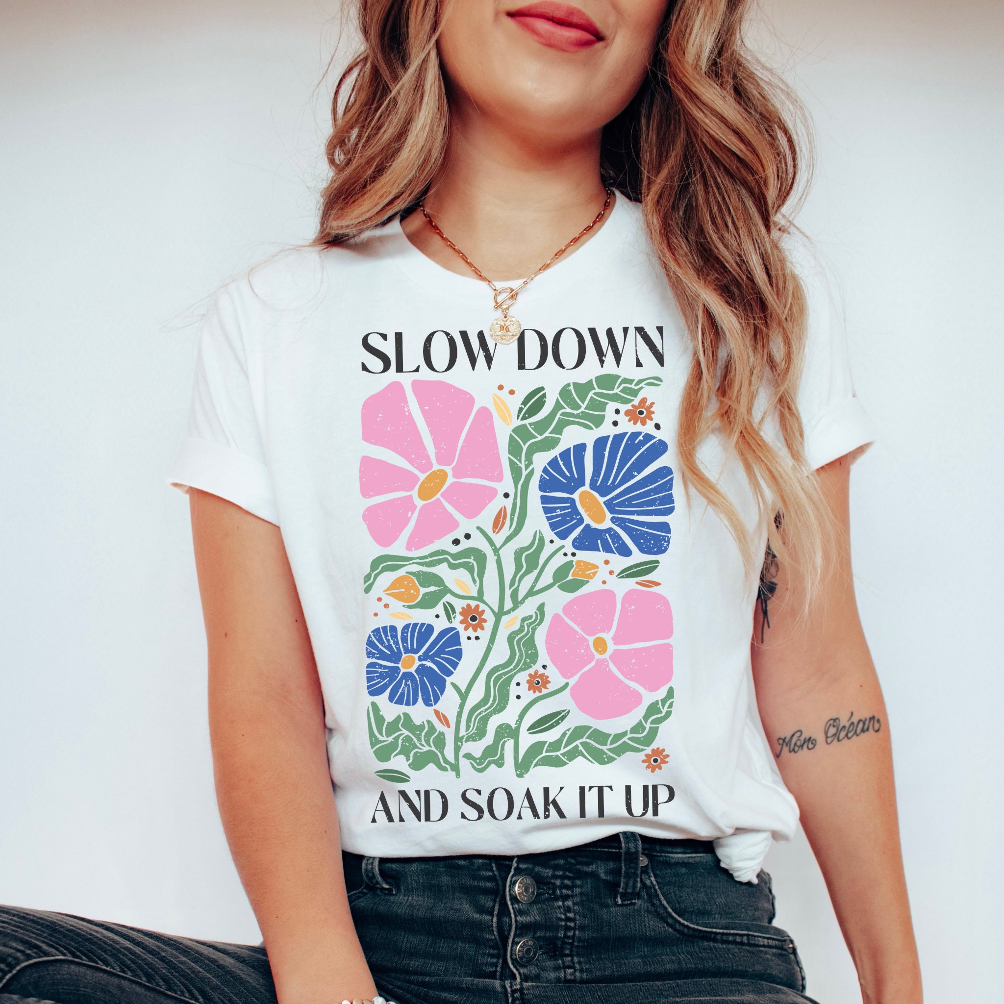 Comfort Colors Oversized Tee-shirt, Hippie Mama Nature Graphic T-shirt ...