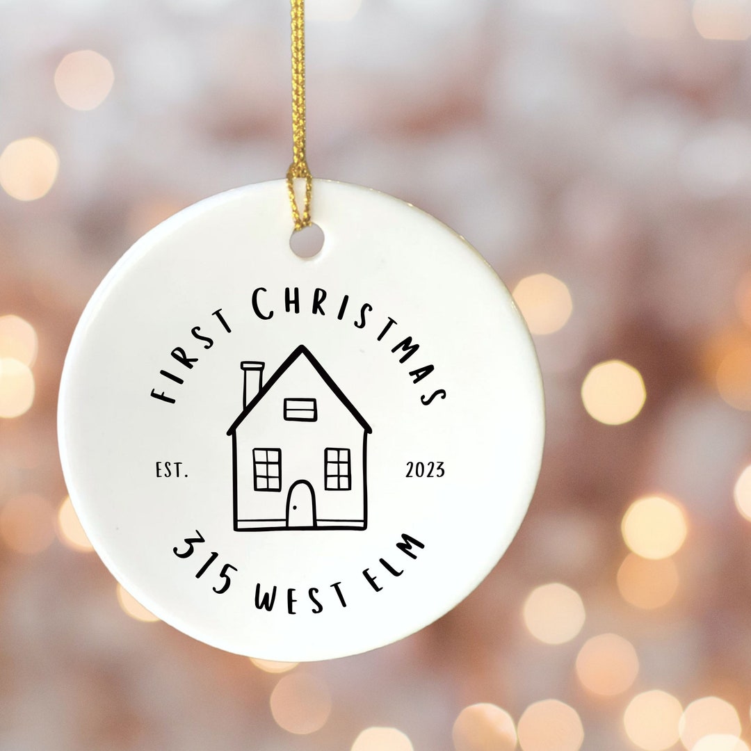 Custom New House Gift, New Home Ornament, Housewarming Gift for ...