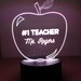 Teacher Light, Teacher Sign, Teacher Appreciation Week, Golden Teacher ...