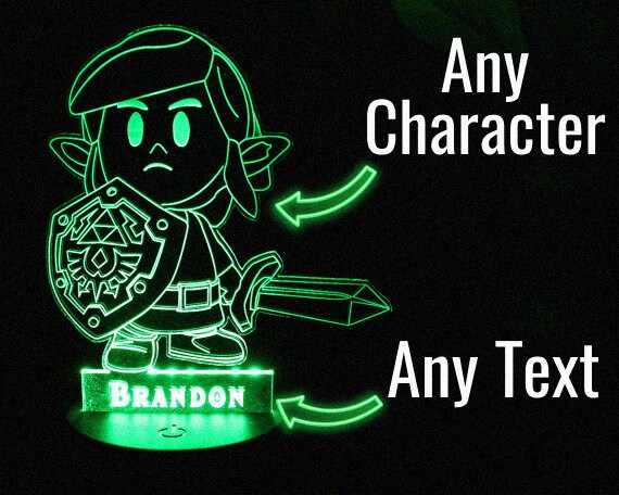 Custom Video Game Lamp, Video Game Desk Lamp, Video Game Decor, Video ...