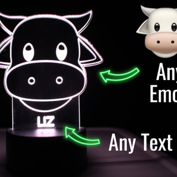 Cow Night Light - Etsy