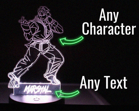 Custom Video Game Lamp, Video Game Desk Lamp, Video Game Decor, Video ...