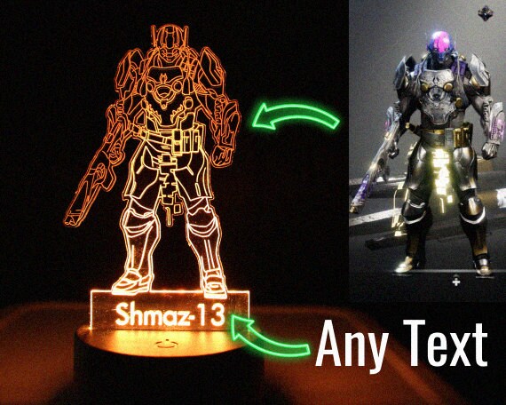 Custom Video Game Lamp, Video Game Desk Lamp, Video Game Decor, Video ...