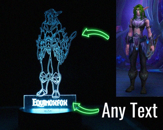 Custom Video Game Lamp, Video Game Desk Lamp, Video Game Decor, Video ...