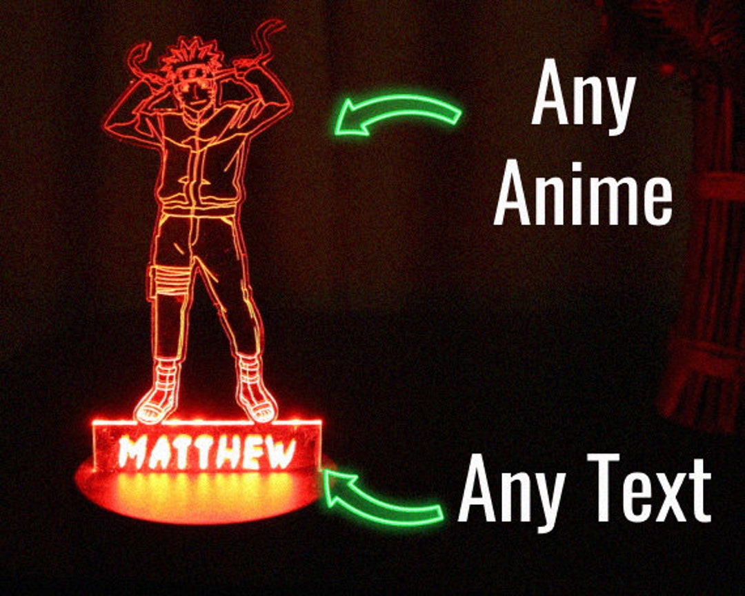 Custom Anime Lamp, Anime Acrylic Stand, Anime Figure, Anime Figures ...