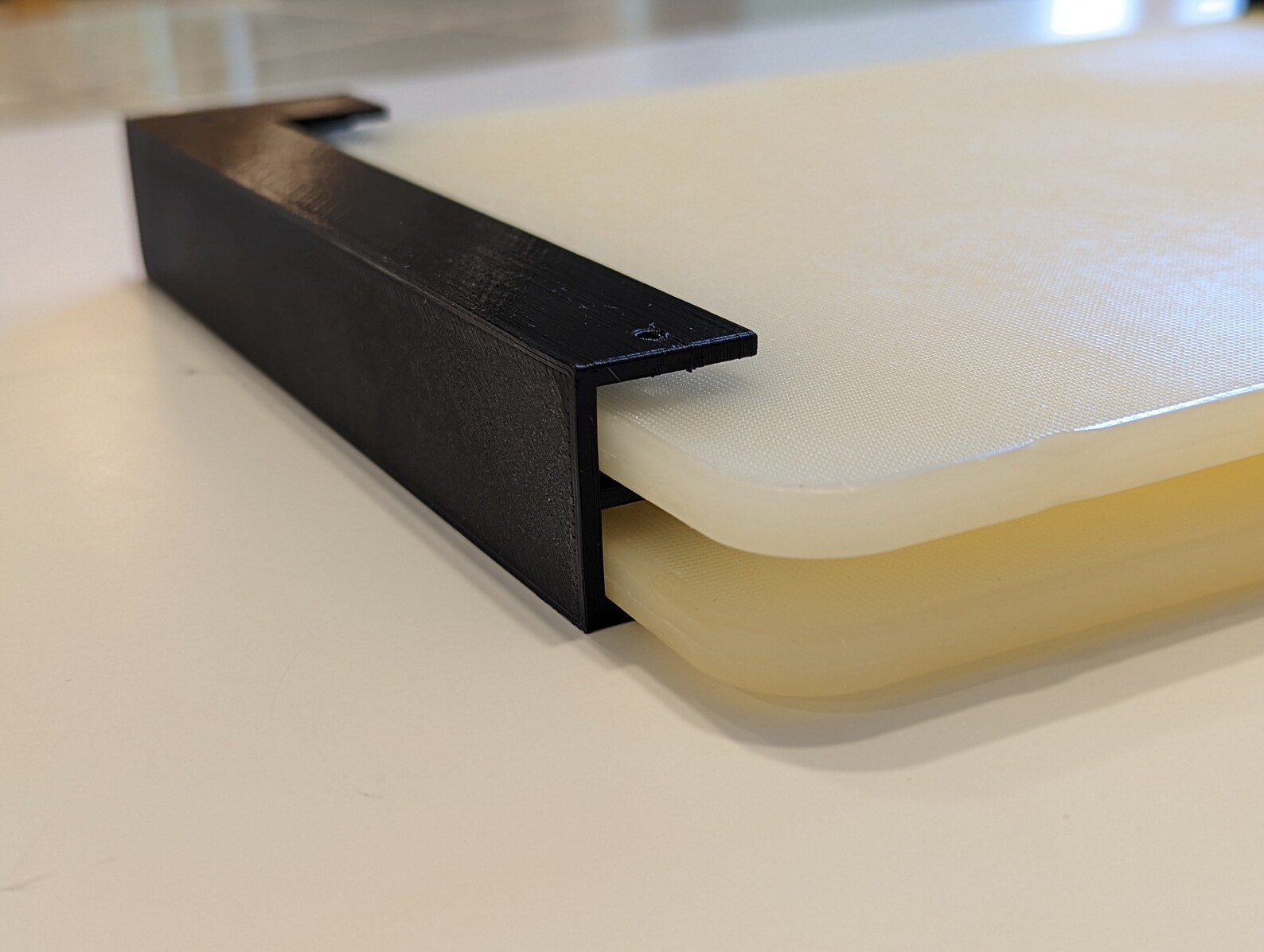 Under Cabinet Double Cutting Board Rack - Etsy