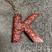 Letter K Keychain/backpack Charm a325 - Etsy