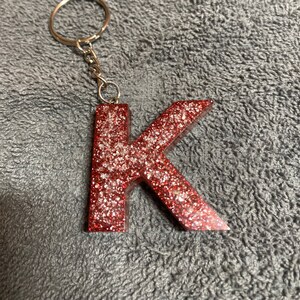 Letter K Keychain/backpack Charm a325 - Etsy