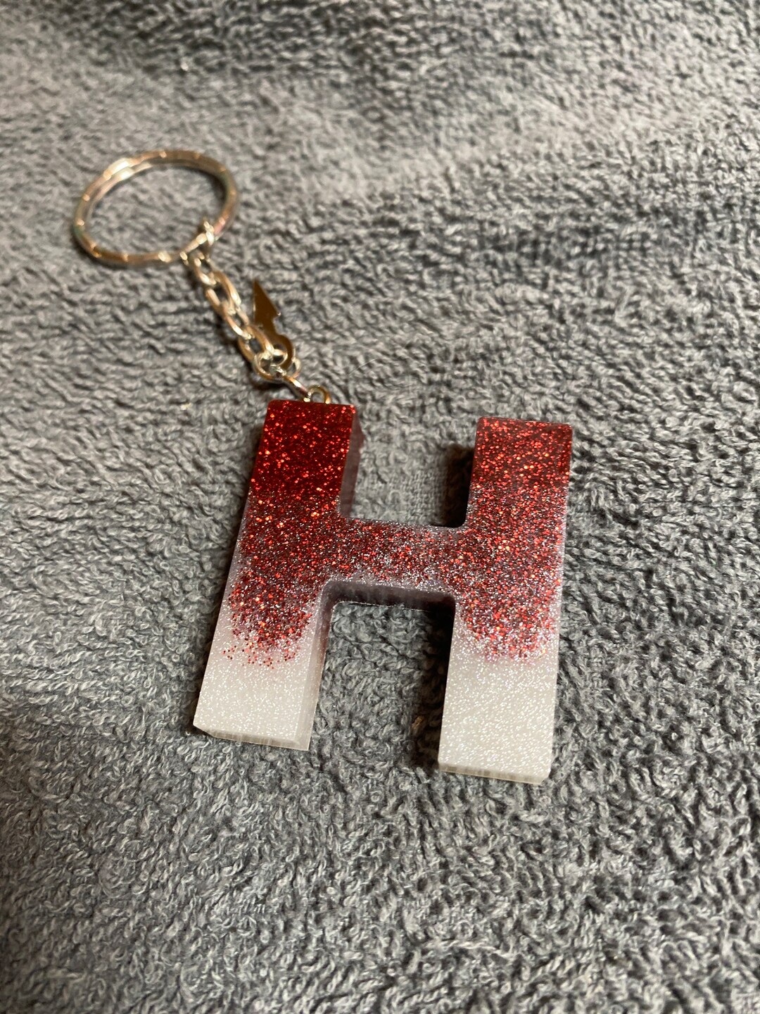Letter H Keychain/backpack Charm a273 - Etsy