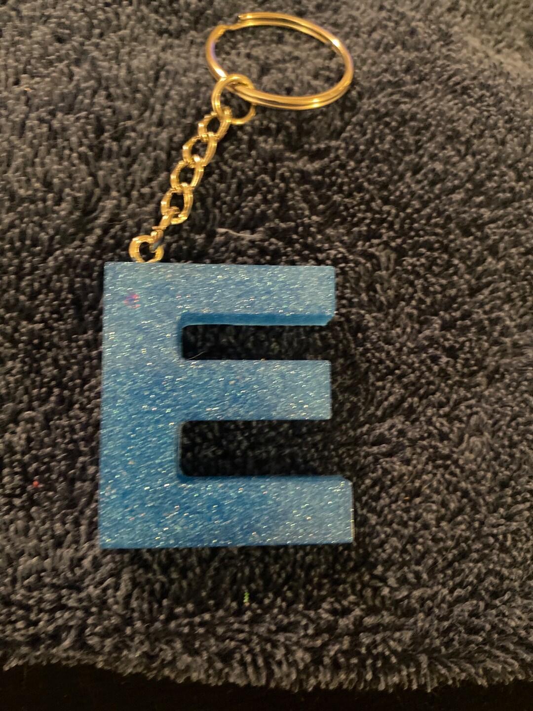 Letter E Keychain/backpack Charm a573 - Etsy