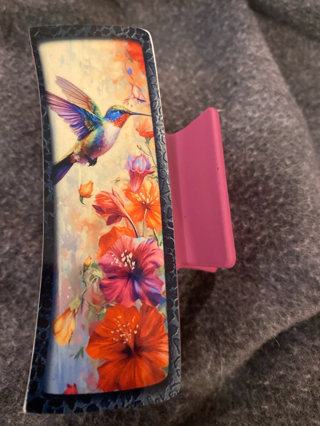 Hummingbird Sublimation Hair Clip- Large - Etsy