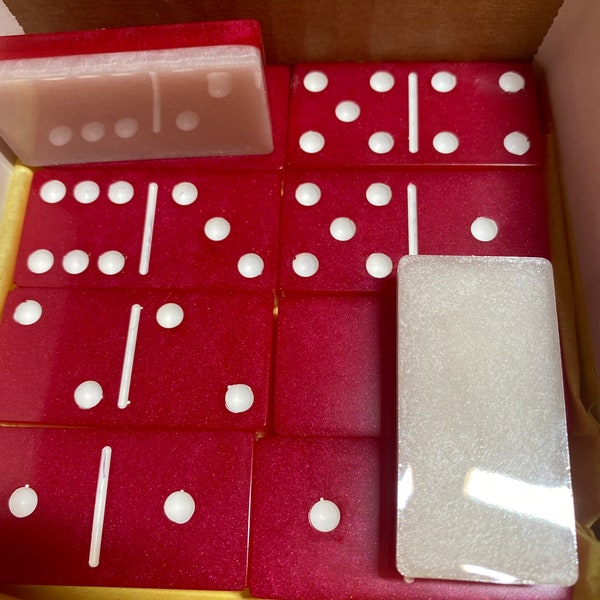 White Dominoes - Etsy