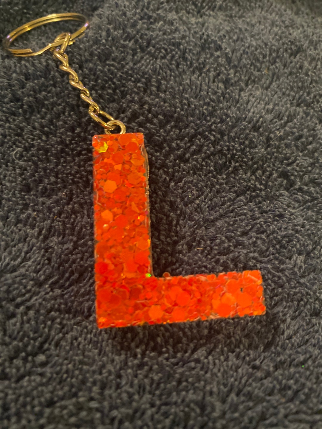 Letter L Keychain/backpack Charm a555 - Etsy