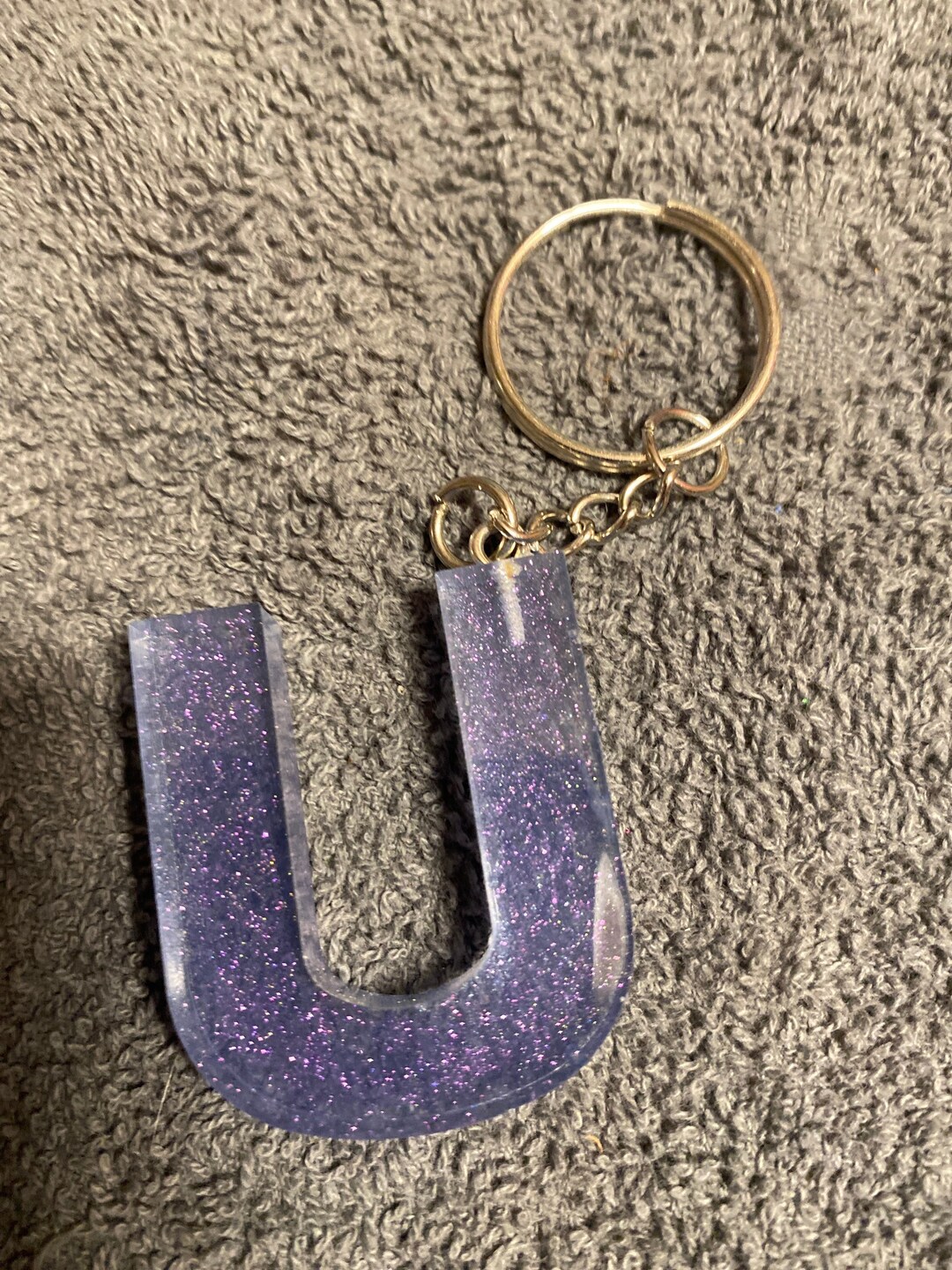 Letter U Keychain/backpack Charm a491 - Etsy