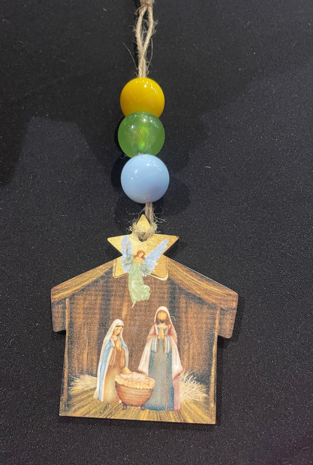 Nativity Beaded Ornament 20233865 - Etsy