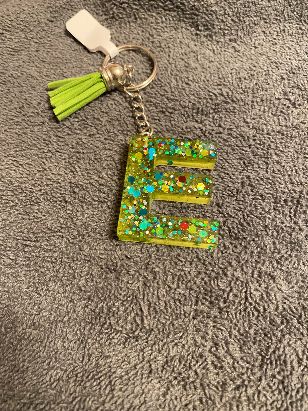 Letter E Keychain/backpack Charm a217 - Etsy