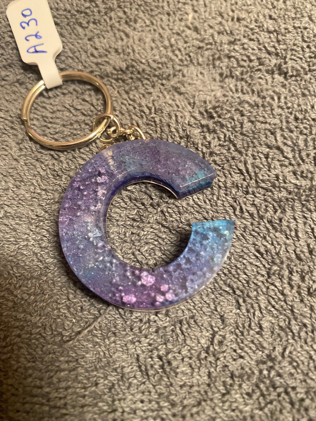 Letter C Keychain/backpack Charm a230 - Etsy