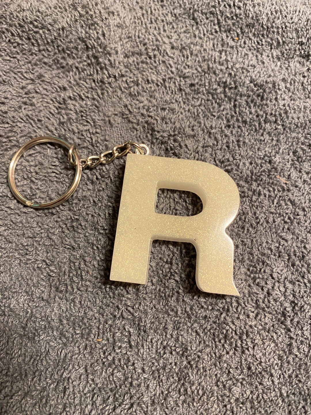 Letter R Keychain/backpack Charm a417 - Etsy