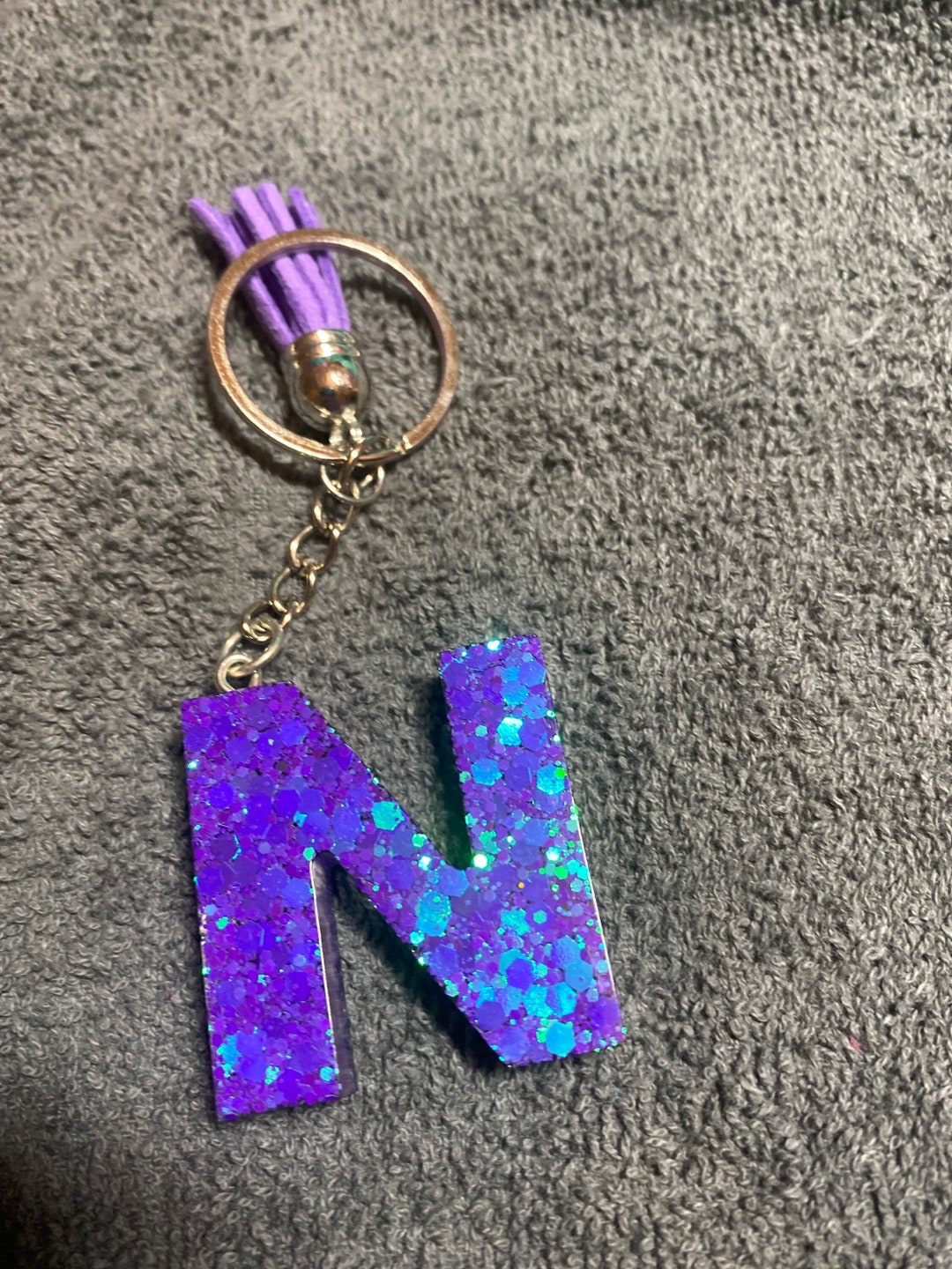 Letter N Keychain/backpack Charm a356 - Etsy