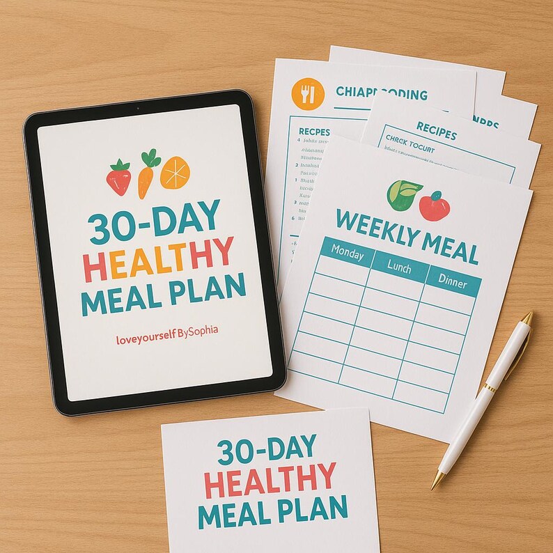 30 Day Healthy Meal Plan - Etsy