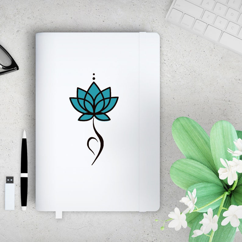 Lotus Flower Neda Symbol Vinyl Decal - Etsy